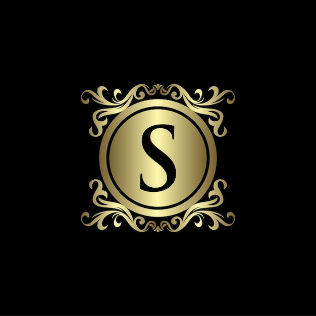 Premium Vector | Luxury gold letter s logo template Premium Vector | Luxury gold letter s logo template