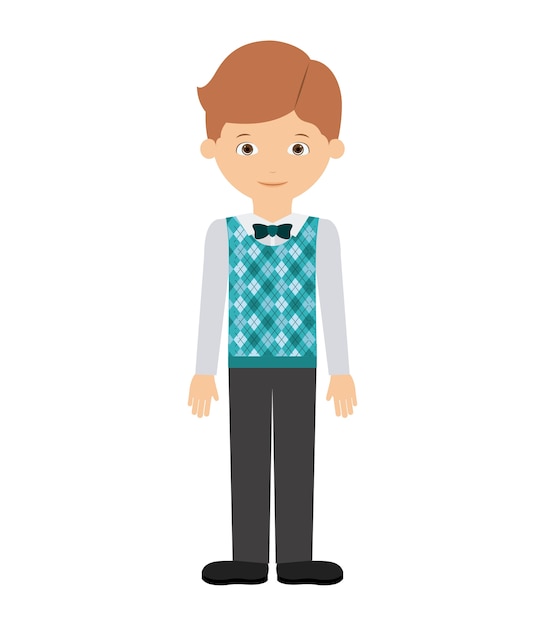 Premium Vector | Man standing isolated icon design Premium Vector | Man standing isolated icon design