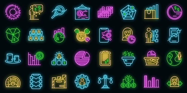 Premium Vector | Market segmentation icons set. outline set of market ... Premium Vector | Market segmentation icons set. outline set of market ...