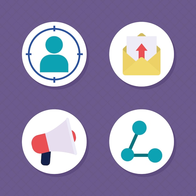 Premium Vector | Marketing and strategy Premium Vector | Marketing and strategy