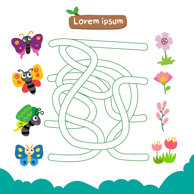 Premium Vector | Maze game vector design Premium Vector | Maze game vector design