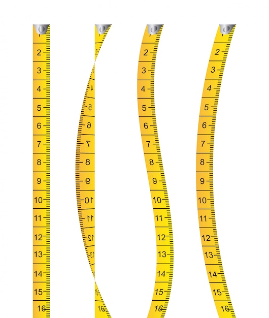 Premium Vector Measure Design Over White Background Vector Illustration