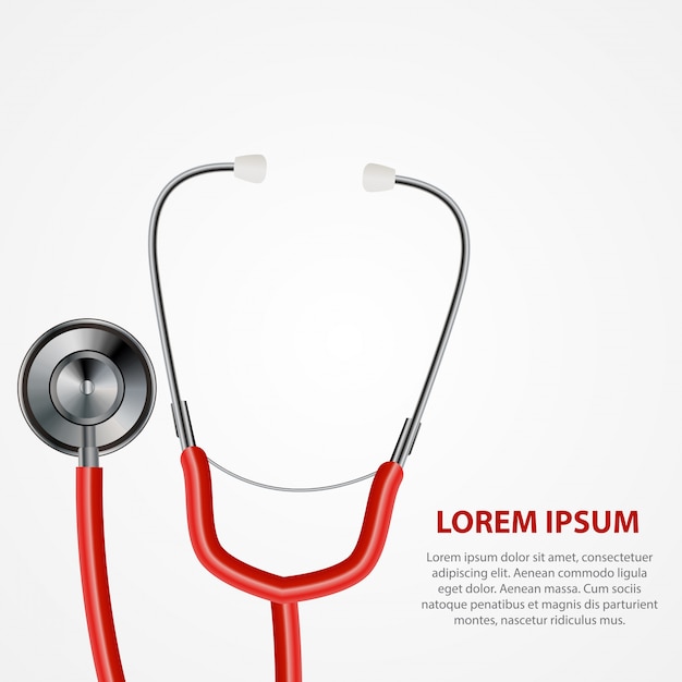 Premium Vector | Medical tool stethoscope background. Premium Vector | Medical tool stethoscope background.