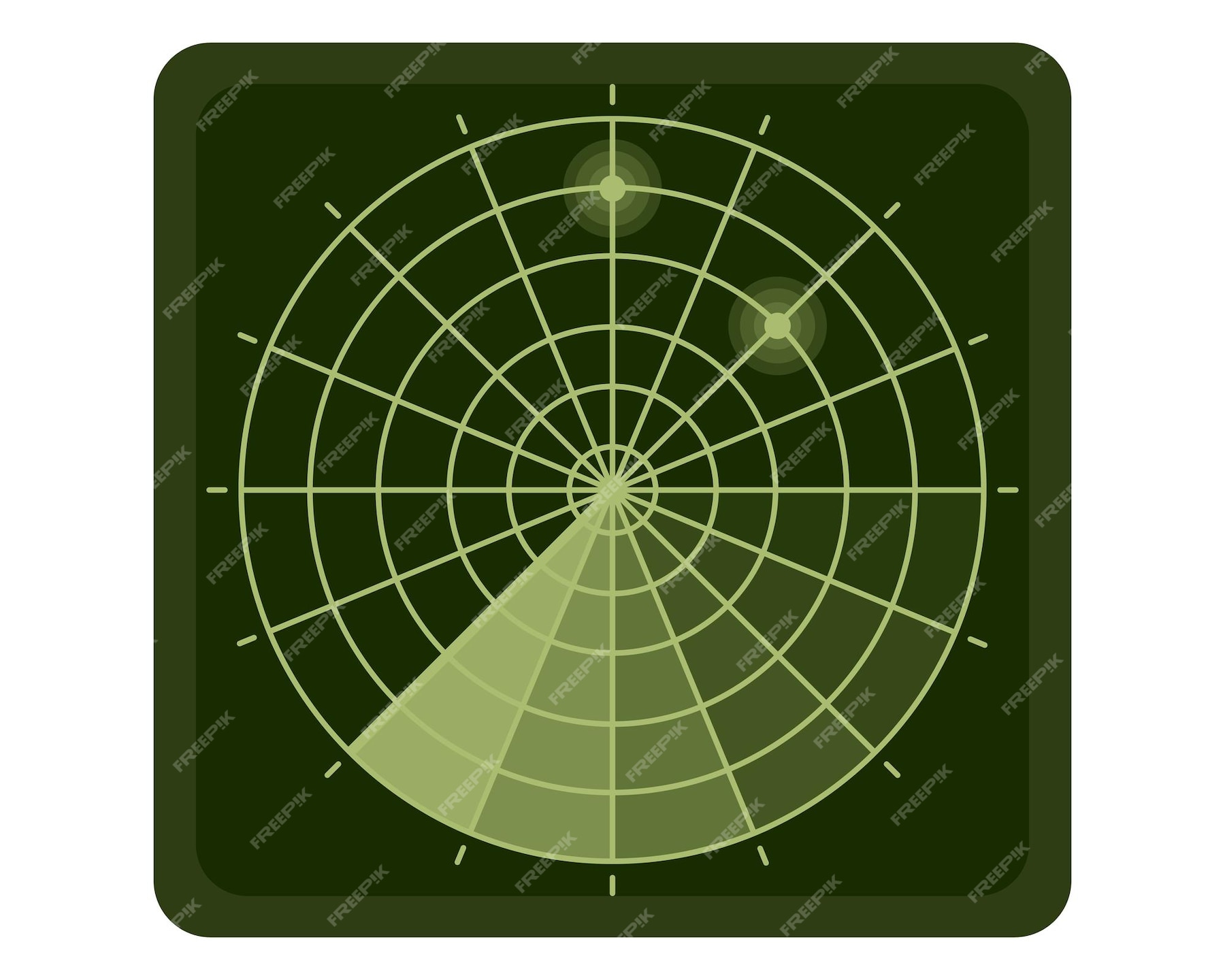 Premium Vector | Military digital green radar or search system with ... Premium Vector | Military digital green radar or search system with ...