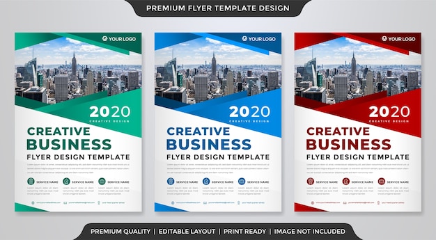 Premium Vector | Minimalist flyer template premium style Premium Vector | Minimalist flyer template premium style