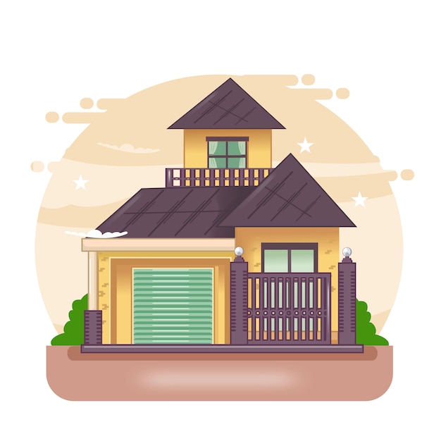 Premium Vector | Minimalist home Premium Vector | Minimalist home