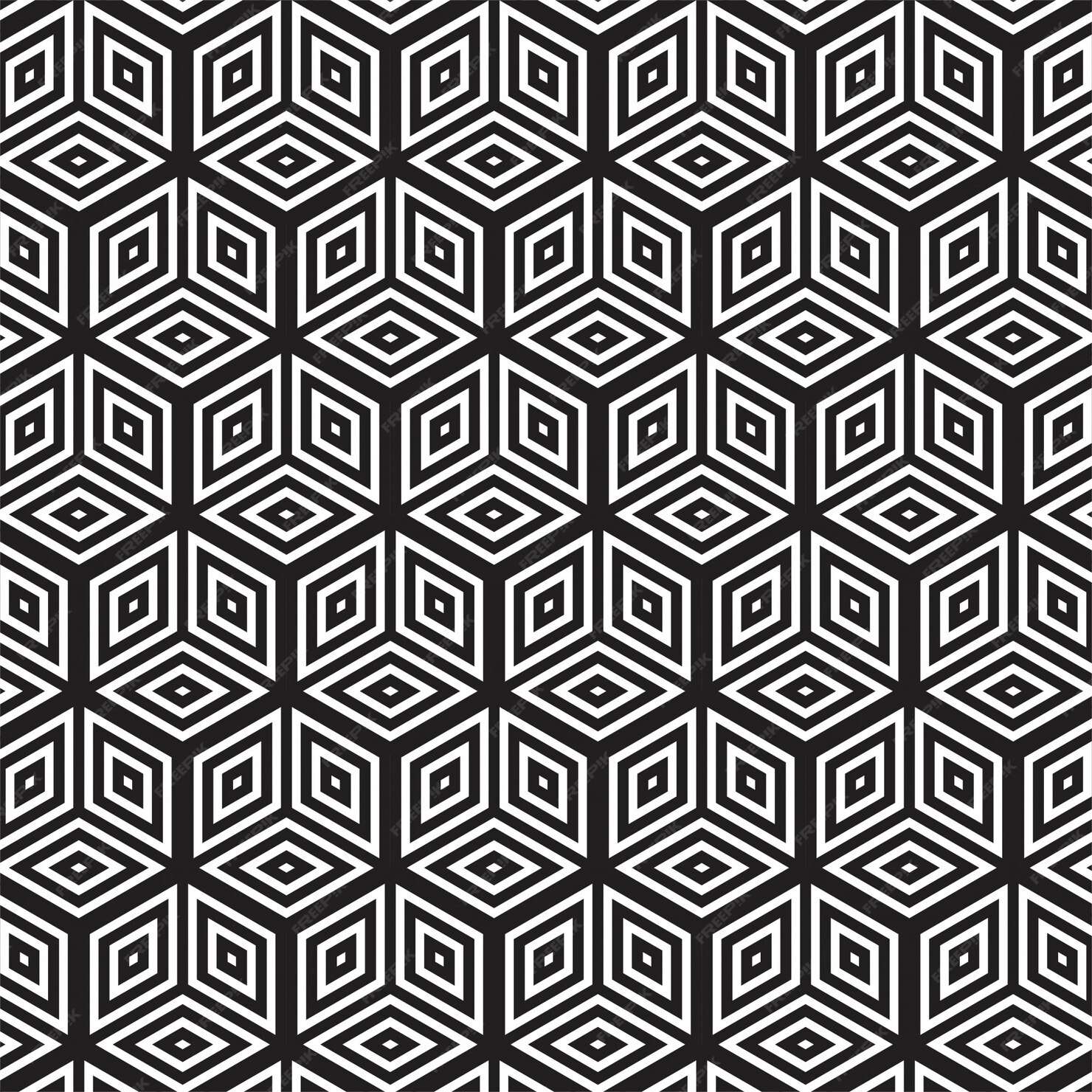 Free Vector | Modern Abstract Geometric Seamless Pattern