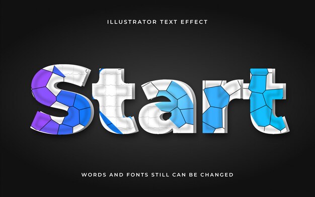 Premium Vector Modern Cartoon Editable Text Effect