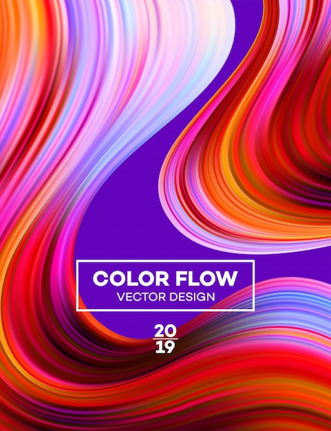 Premium Vector | Modern colorful flow background. Premium Vector | Modern colorful flow background.