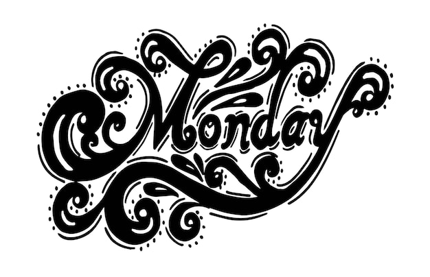 Premium Vector | Monday Premium Vector | Monday