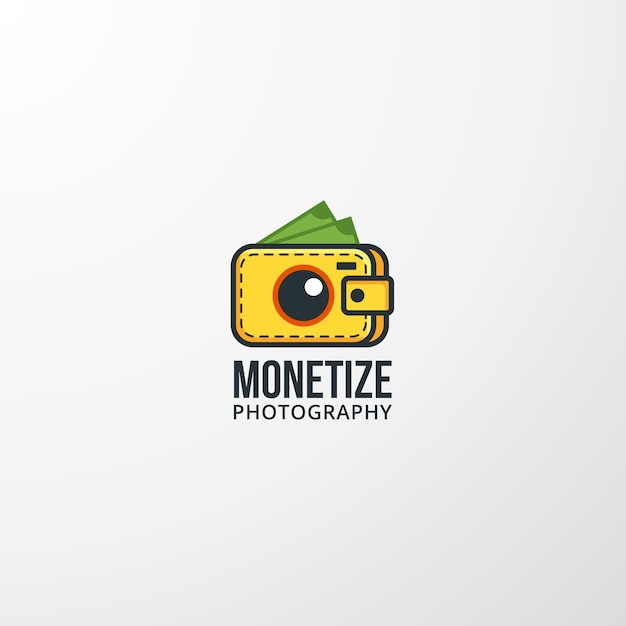 Premium Vector | Money camera monetize photography Premium Vector | Money camera monetize photography