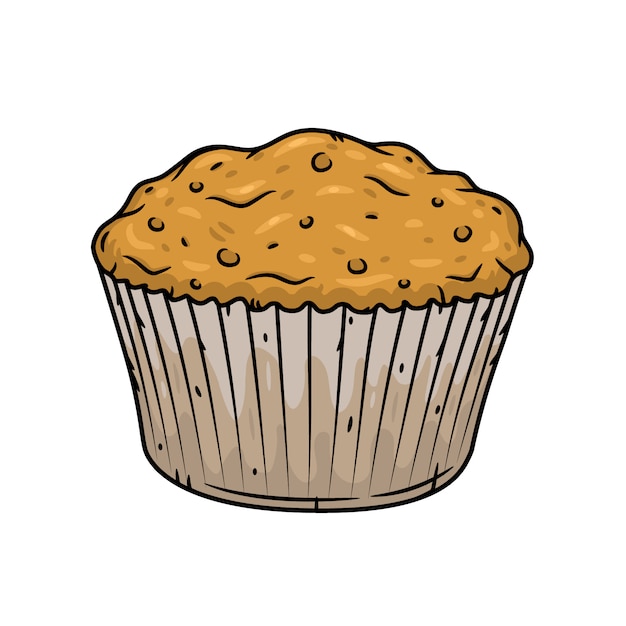 Premium Vector Muffin Illustration Isolated