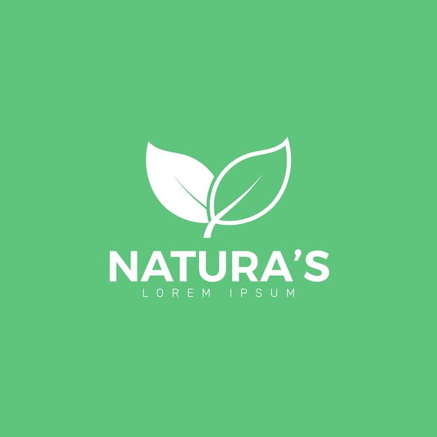 Premium Vector Natural Logo