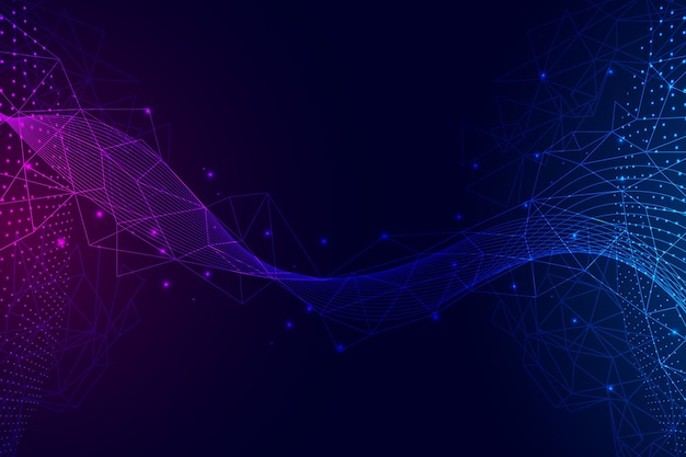 Premium Vector | Network connection background Premium Vector | Network connection background