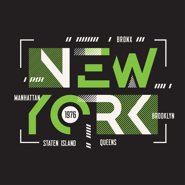Premium Vector | New york typography Premium Vector | New york typography
