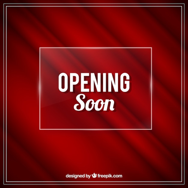 Free Vector | Opening soon composition with flat deisgn Free Vector | Opening soon composition with flat deisgn