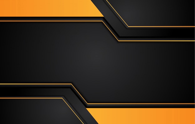 Premium Vector | Orange yellow and black abstract business background. Premium Vector | Orange yellow and black abstract business background.