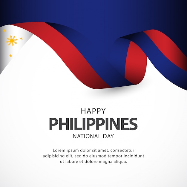 Premium Vector | Philippines independence day vector template Premium Vector | Philippines independence day vector template