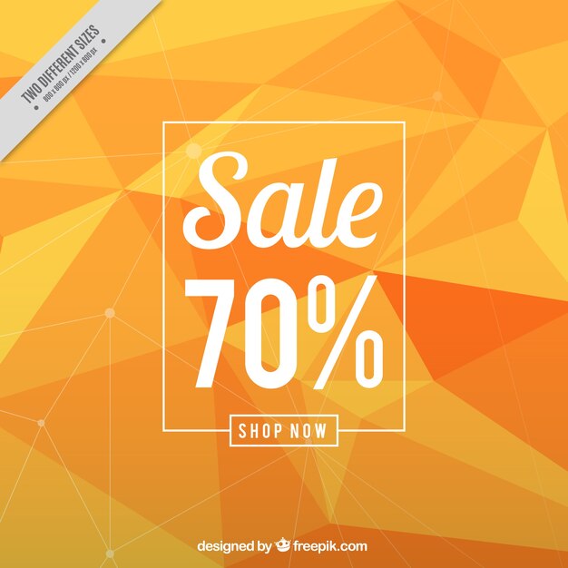 Free Vector | Polygonal abstract sales background Free Vector | Polygonal abstract sales background