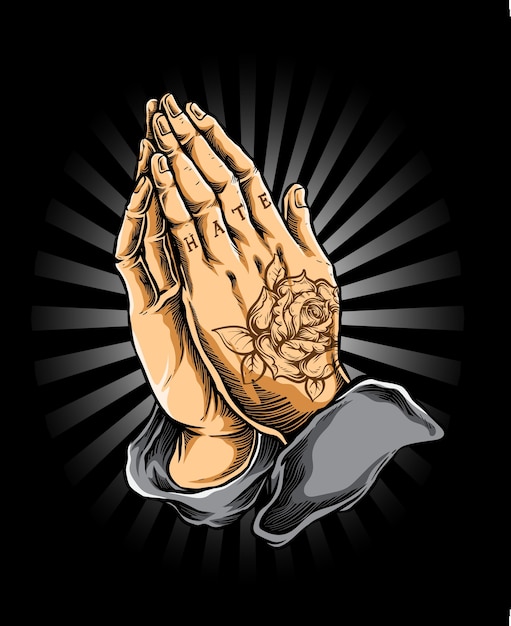 Premium Vector Pray Hand Vector