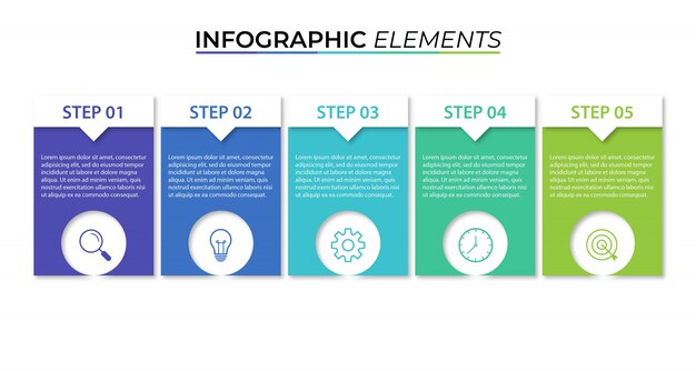 Premium Vector | Presentation infographic template Premium Vector | Presentation infographic template