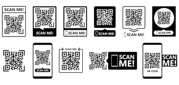 Qr 코드 프레임 벡터 세트입니다. 스마트폰용 Qr 코드 스캔. 템플릿은 스마트폰용 Qr 코드를 스캔합니다. 모바일 앱, 결제 ... Qr 코드 프레임 벡터 세트입니다. 스마트폰용 Qr 코드 스캔. 템플릿은 스마트폰용 Qr 코드를 스캔합니다. 모바일 앱, 결제 ...