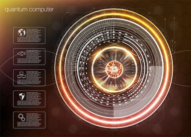 Premium Vector | Quantum computing, big data algorithms, quantum ... Premium Vector | Quantum computing, big data algorithms, quantum ...