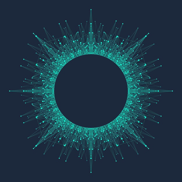 Premium Vector | Quantum computing technology concept. deep learning artificial intelligence ...