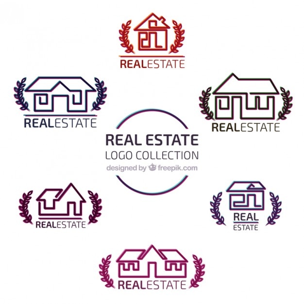 Premium Vector | Real state logo collection Premium Vector | Real state logo collection