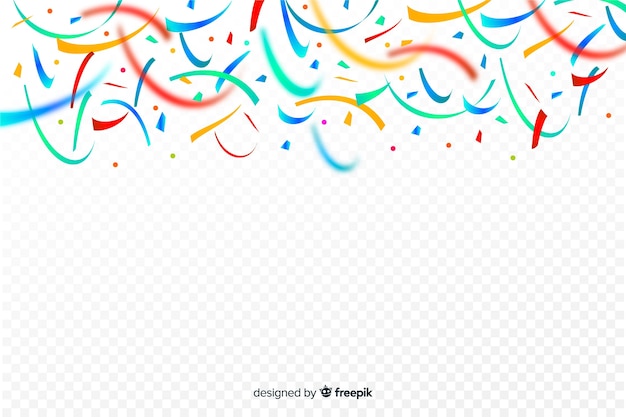 Free Vector | Realistic colorful confetti background Free Vector | Realistic colorful confetti background