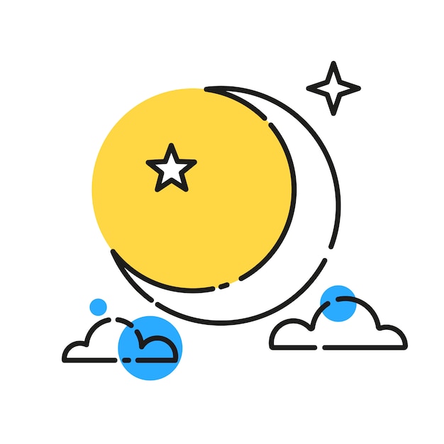 Realistic full moon Vector | Premium Download Realistic full moon Vector | Premium Download