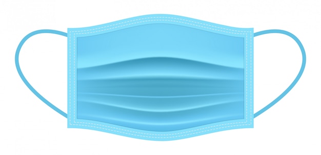 Premium Vector | Realistic mouth mask / face mask flat Premium Vector | Realistic mouth mask / face mask flat