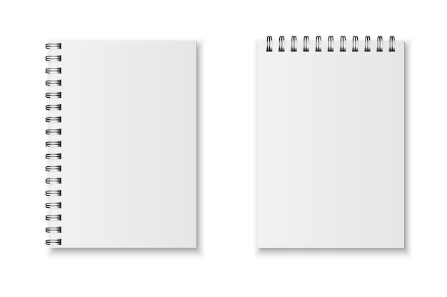 Premium Vector | Realistic notebook set Premium Vector | Realistic notebook set