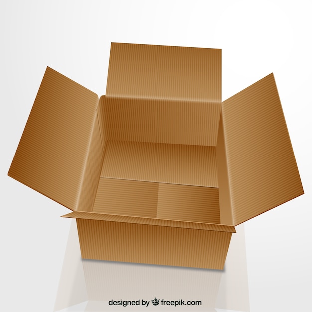 Realistic open box Vector | Free Download Realistic open box Vector | Free Download