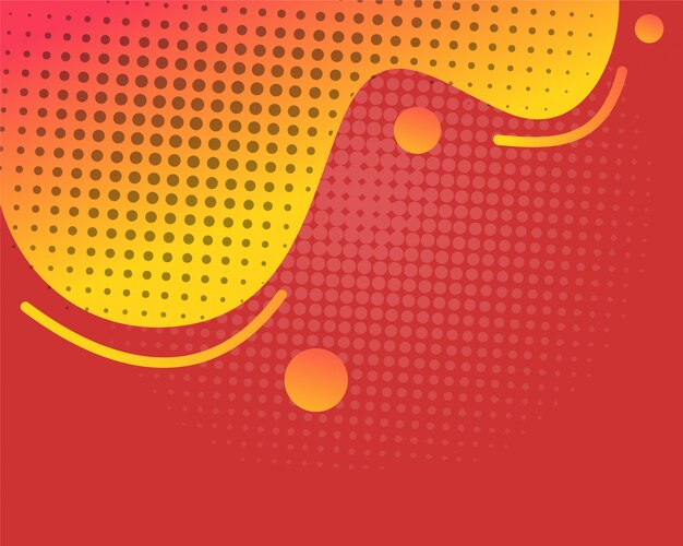 Premium Vector | Red halftone background Premium Vector | Red halftone background