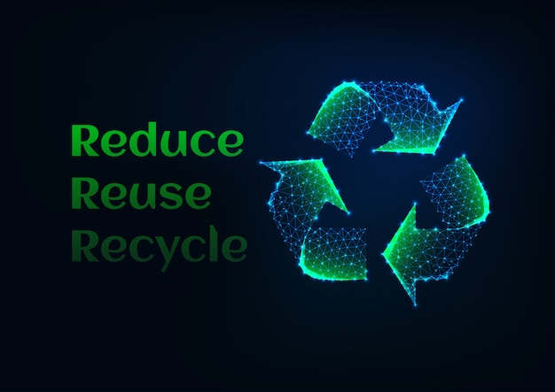 Premium Vector | Reduce reuse recycle ecology banner Premium Vector | Reduce reuse recycle ecology banner