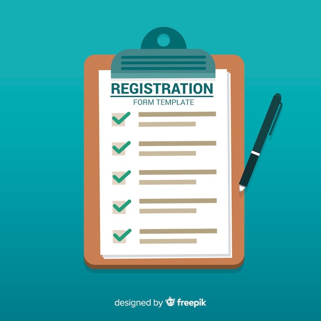 Registration form Vector | Free Download Registration form Vector | Free Download