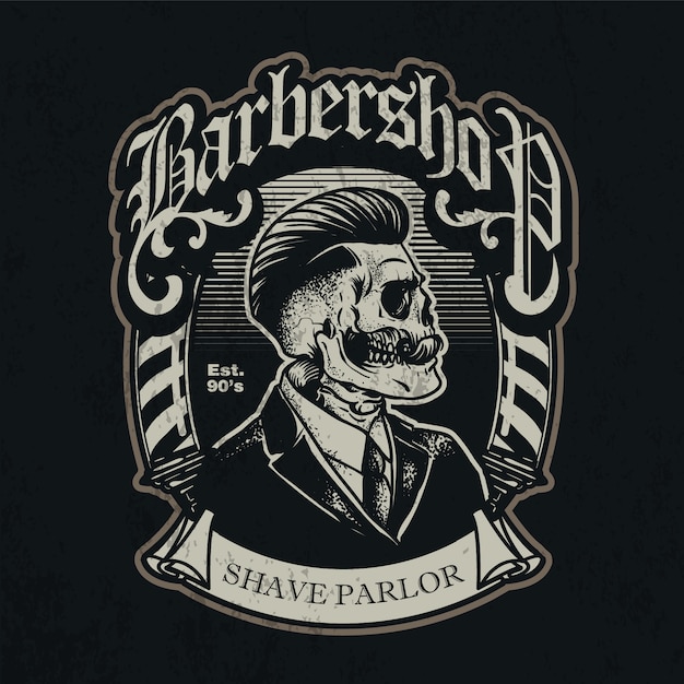 Premium Vector | Retro barbershop patch Premium Vector | Retro barbershop patch