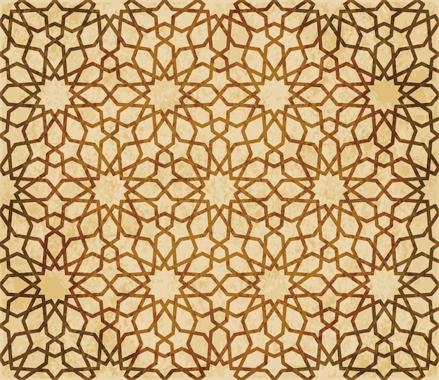 Premium Vector | Retro brown islam seamless geometry pattern background ... Premium Vector | Retro brown islam seamless geometry pattern background ...