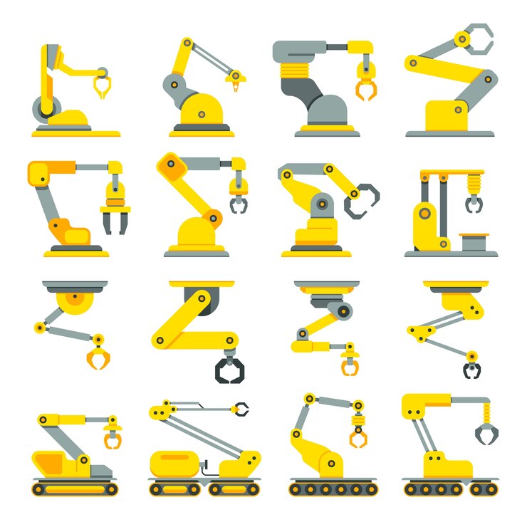 Premium Vector | Robotic arm Premium Vector | Robotic arm