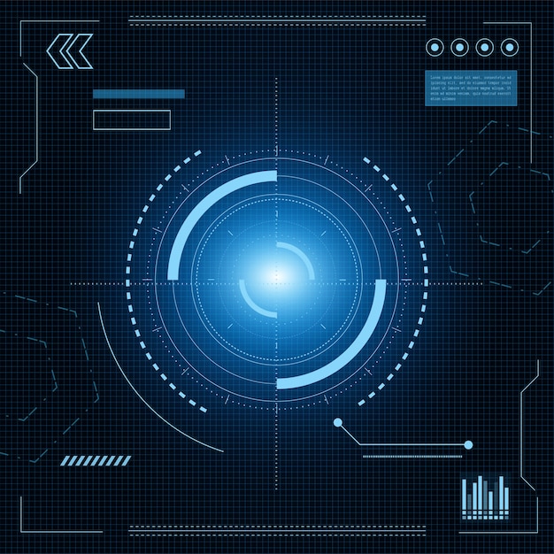 Premium Vector | Sci fi futuristic user interface, hud, technology ... Premium Vector | Sci fi futuristic user interface, hud, technology ...