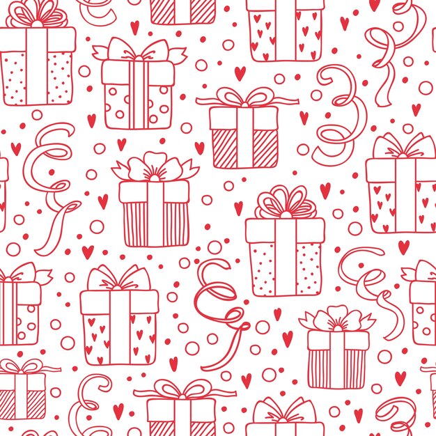 Premium Vector | Seamless abstract birthday pattern Premium Vector | Seamless abstract birthday pattern