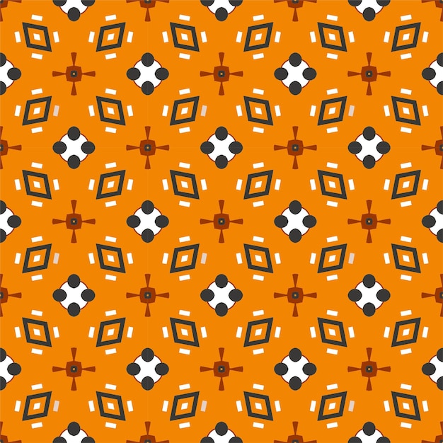 Premium Vector Seamless Abstract Shape Ornament Pattern Modern