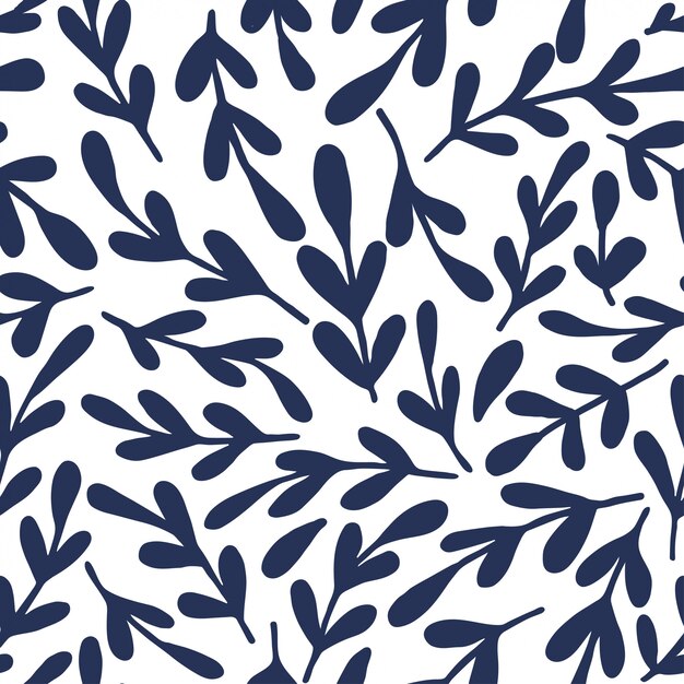 Premium Vector | Seamless leaf pattern Premium Vector | Seamless leaf pattern