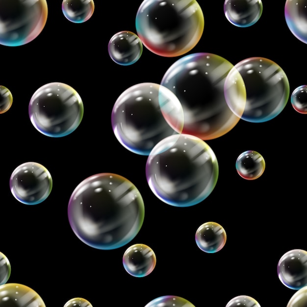 Premium Vector | Seamless pattern with colored bubbles. Premium Vector | Seamless pattern with colored bubbles.