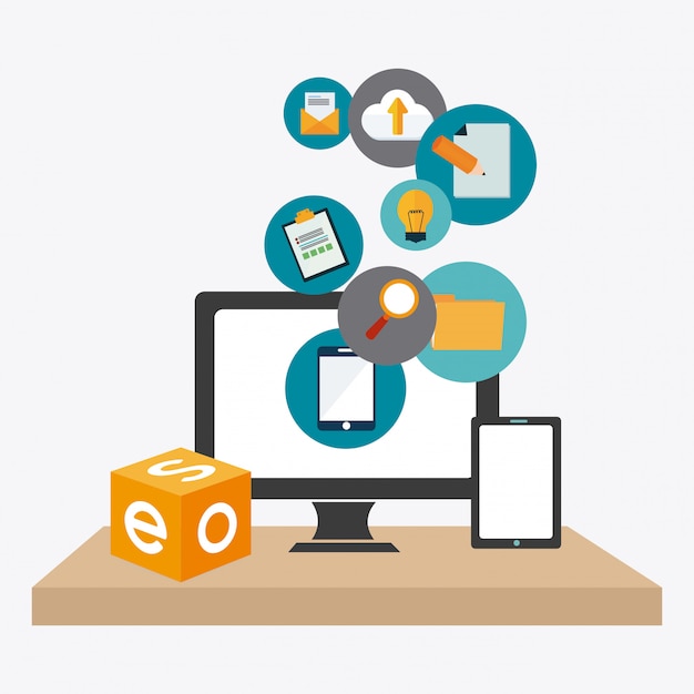 Premium Vector Seo Design