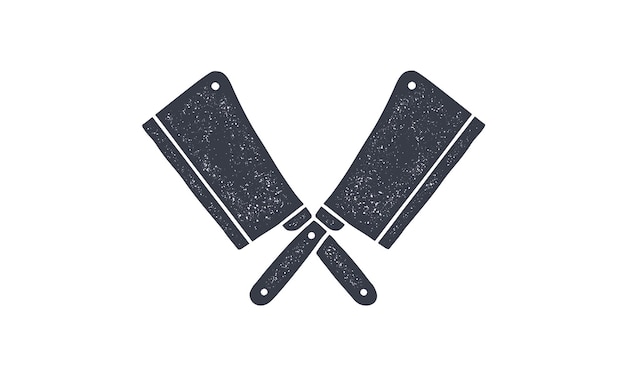 Premium Vector | Set of butcher knives. Premium Vector | Set of butcher knives.