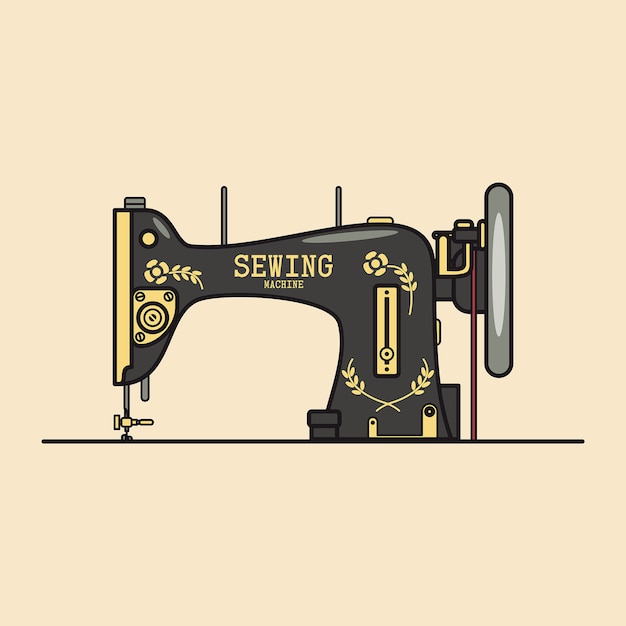 Premium Vector Sewing Machine