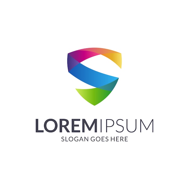 Premium Vector | Shield + letter s logo design Premium Vector | Shield + letter s logo design