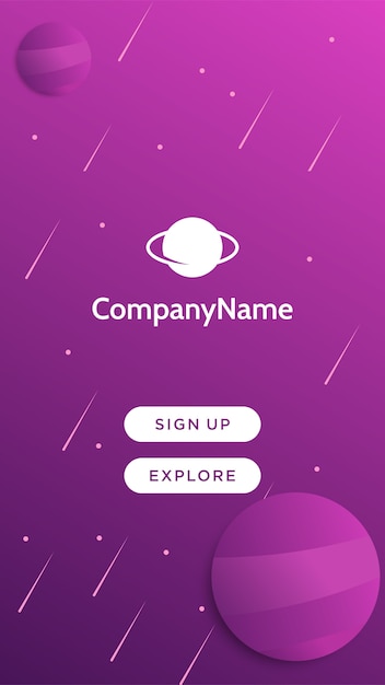 Premium Vector | Sign up screen app for mobile Premium Vector | Sign up screen app for mobile